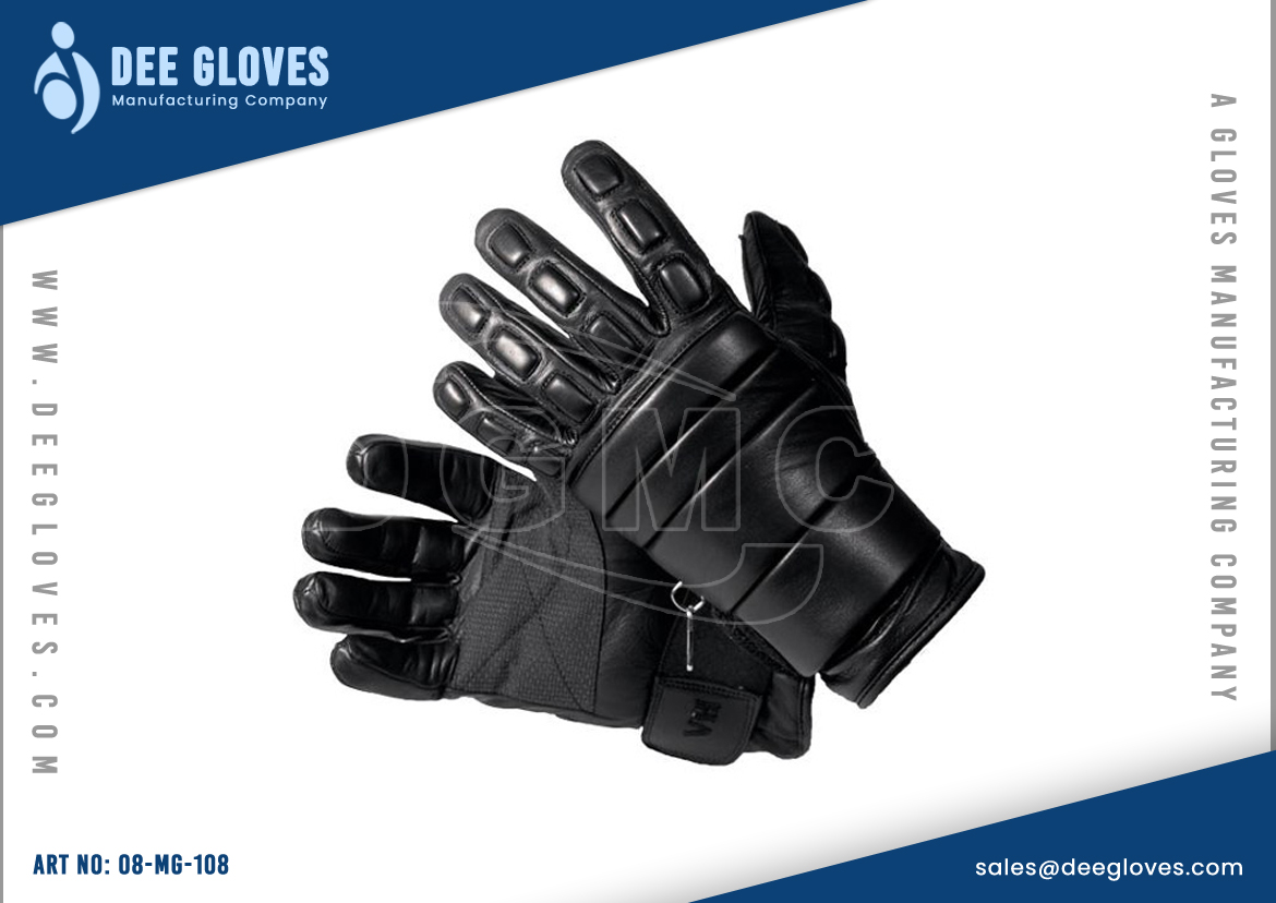 Military Gloves Full Black - Dee Gloves Manufacturing Co.